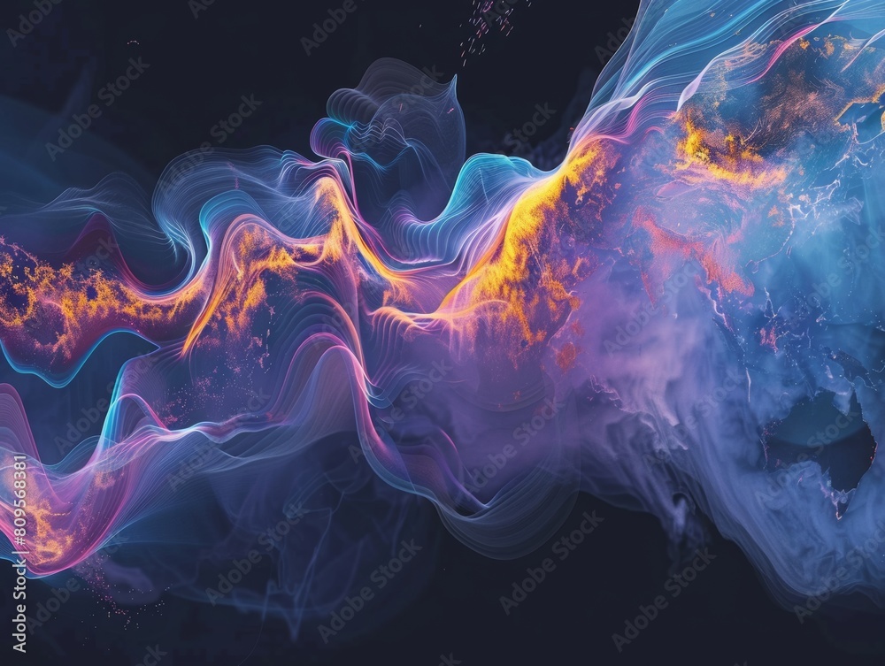 Visualizations of air quality data, showing pollution levels in ...