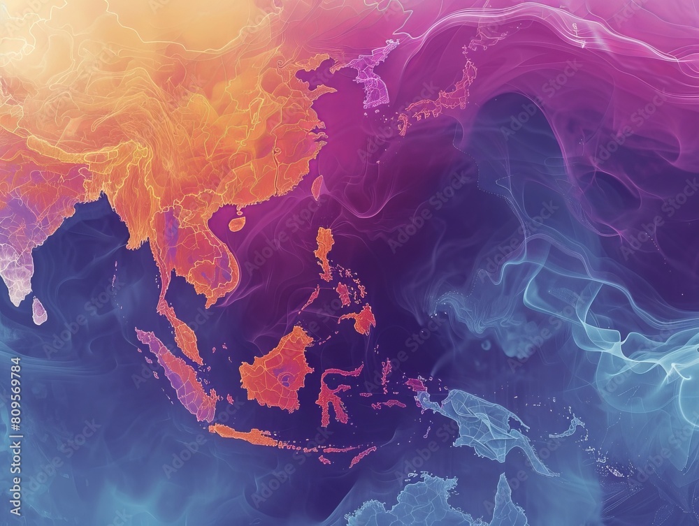 Visualizations of air quality data, showing pollution levels in ...