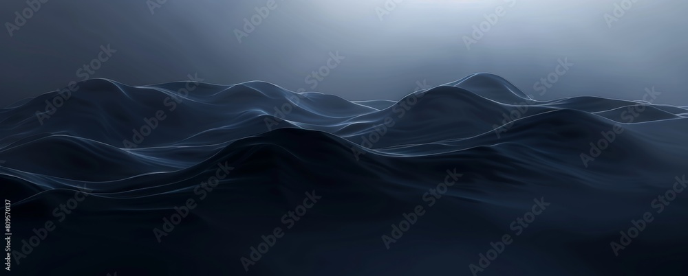 Dark blue gradient background, dark grey and light navy black, blurred ...