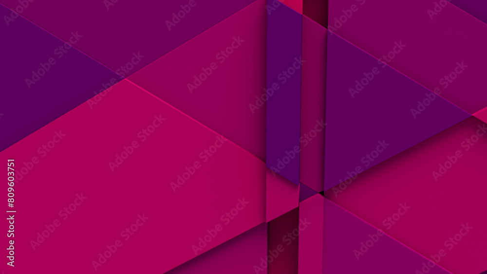 Pink and Purple Tech Background with a Geometric 3D Structure. Clean ...