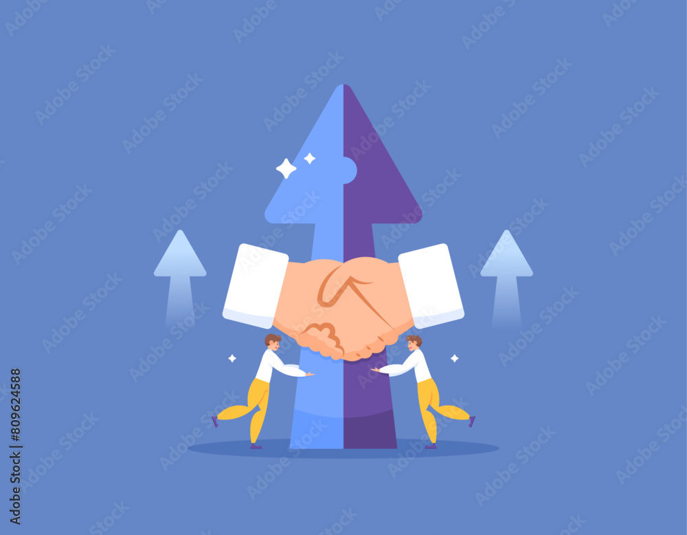 merger and acquisition. combining companies to increase company value ...