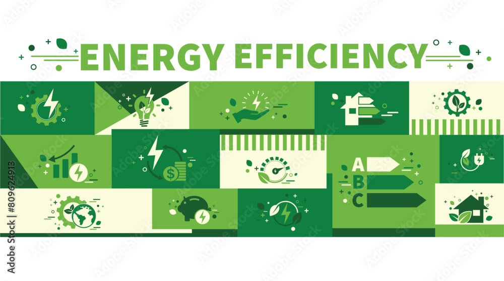 House energy efficiency, energy efficient rating class concept, eco ...