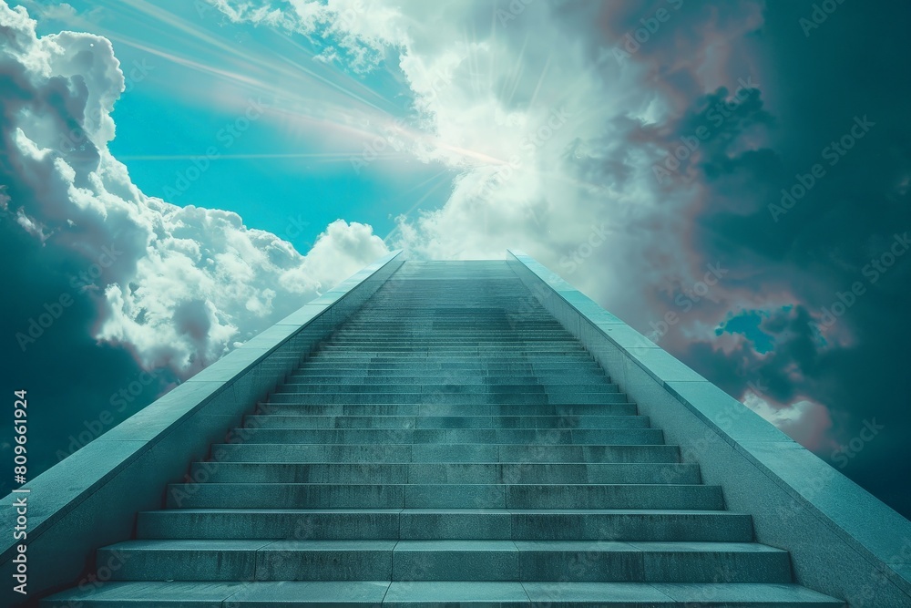 column of blocks representing a multi-tier business hierarchy AI ...