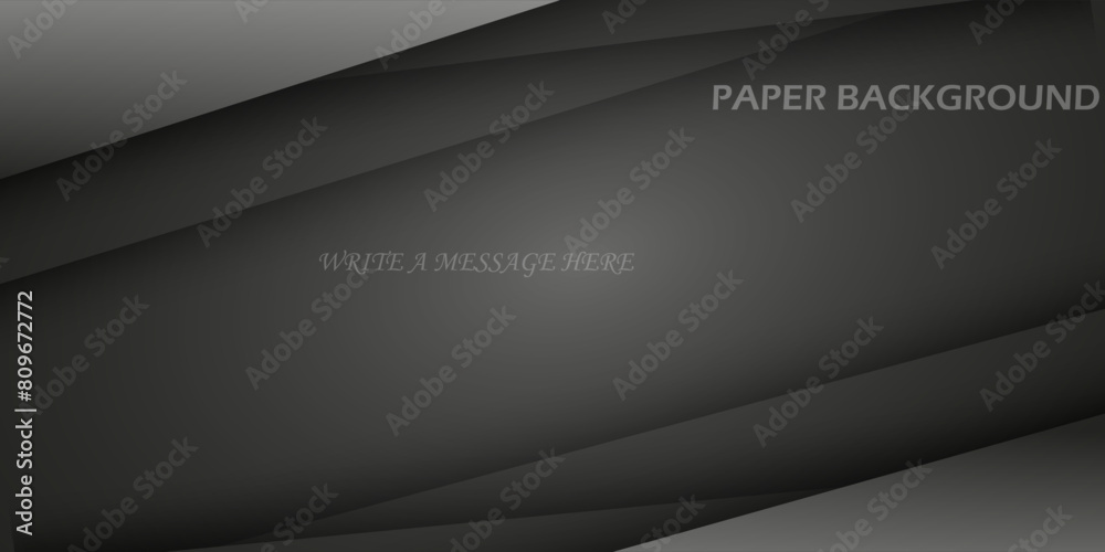 black background overlapping message board dimensions gray vector ...