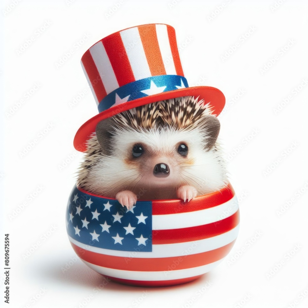 Parrot Bird 4th of July patriotic American flag Independence day Mascot ...