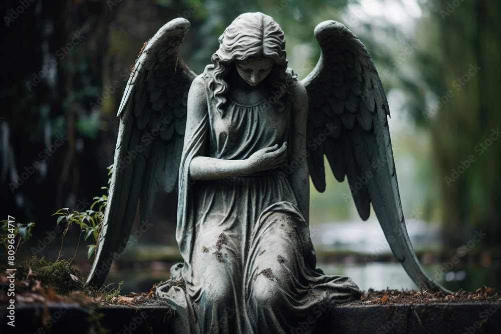 Sad bury ceremony at old cemetery church funeral farewell rest in peace ...