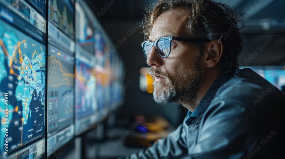 a rail logistics expert planning route optimizations for high-speed ...