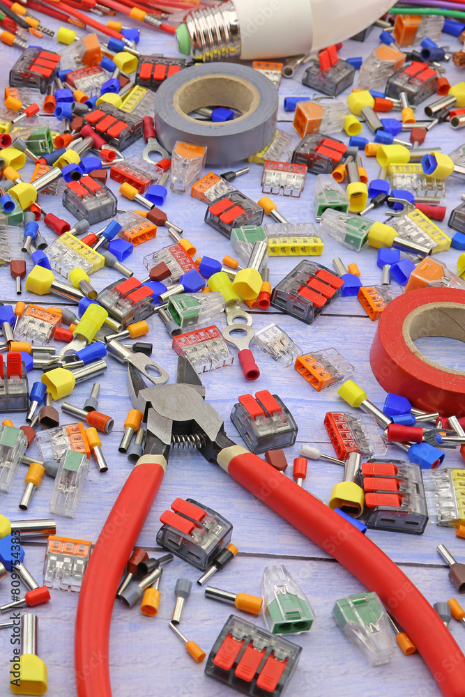 Electrical installation tools and materials for the installation of ...