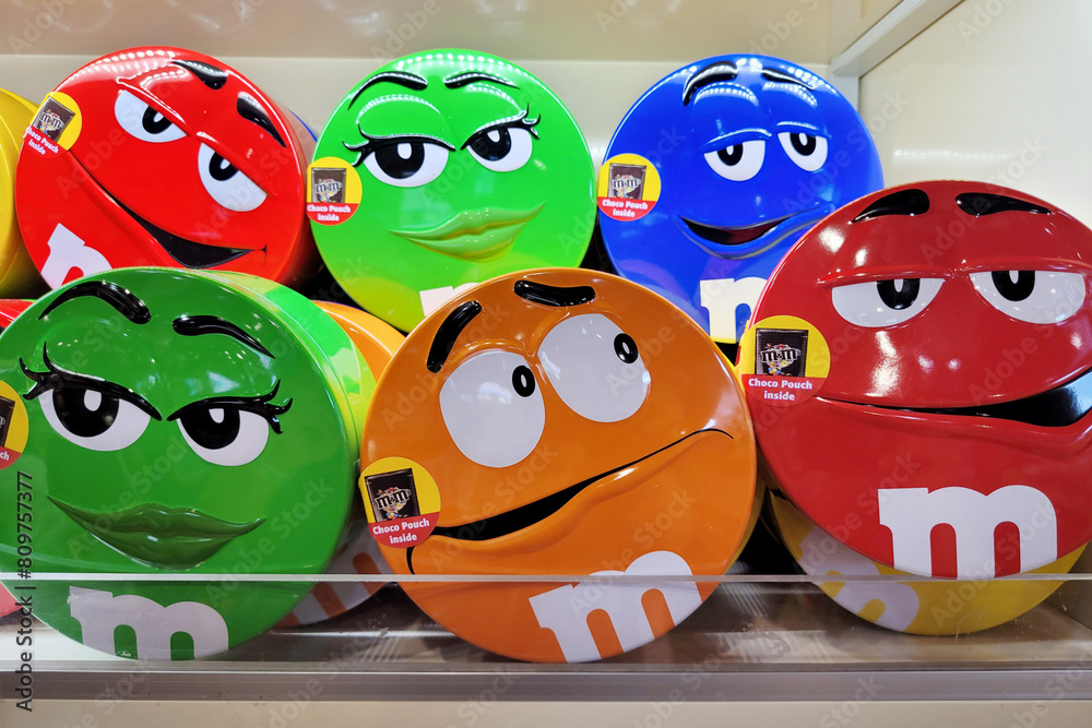 Malacca, Malaysia - 14 FEB 2024: M&M's chocolate brand character ...