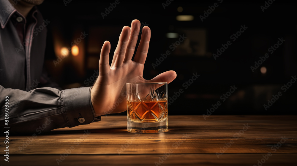 Refrain from whiskey or alcoholic beverages. Commitment to ...