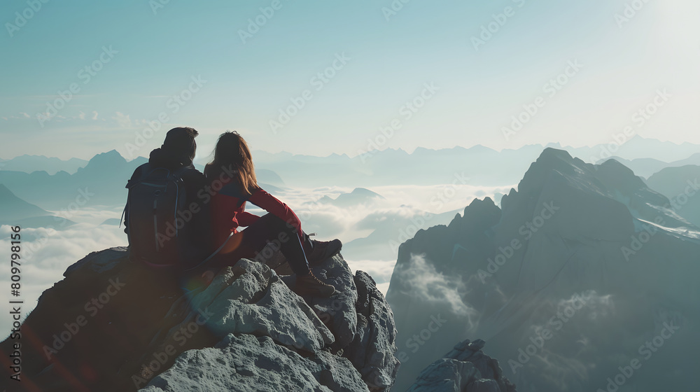 Peak Triumph: Exuberant Celebration as Two Conquerors Reach the Summit ...