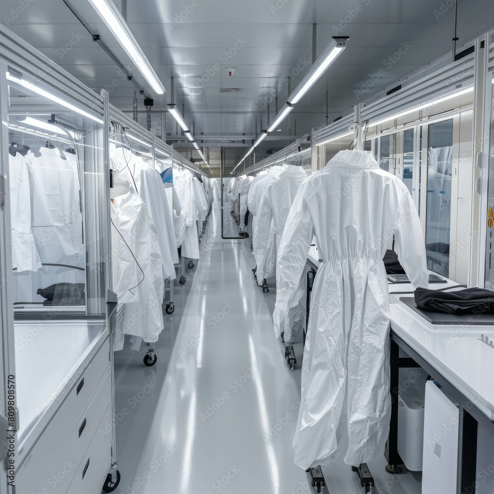 A collaboration in clothing line for Blackrock and TSMC clean room ...