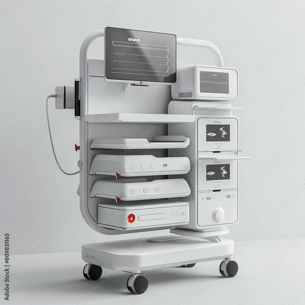 Visualizations of TMS medical device instrument design, highlighting ...