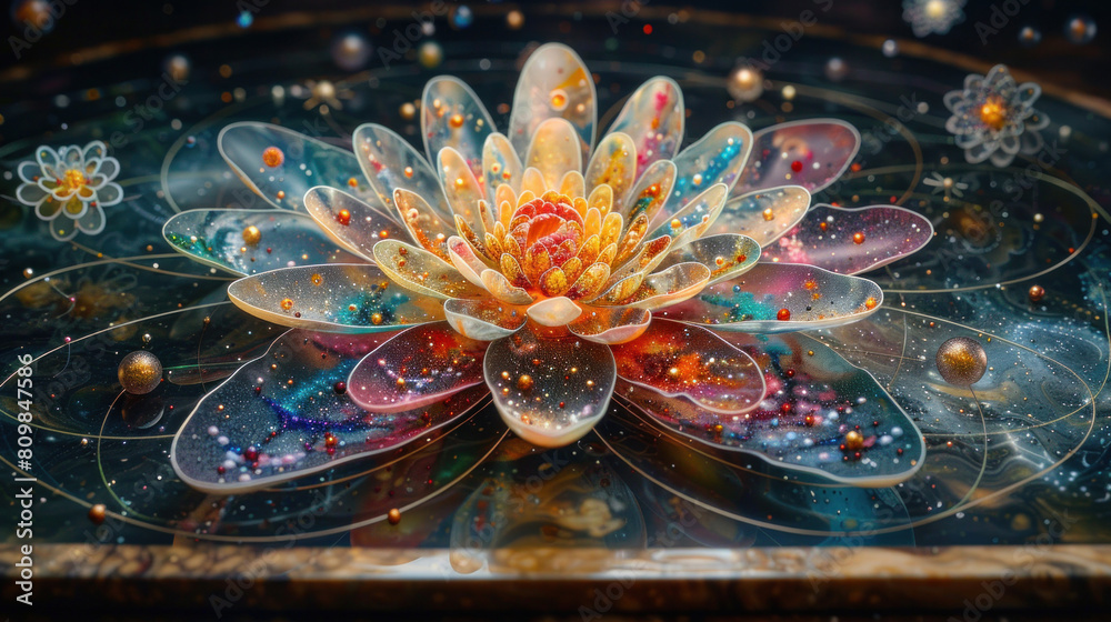 The molecule atom model, a masterpiece of abstract representation that ...