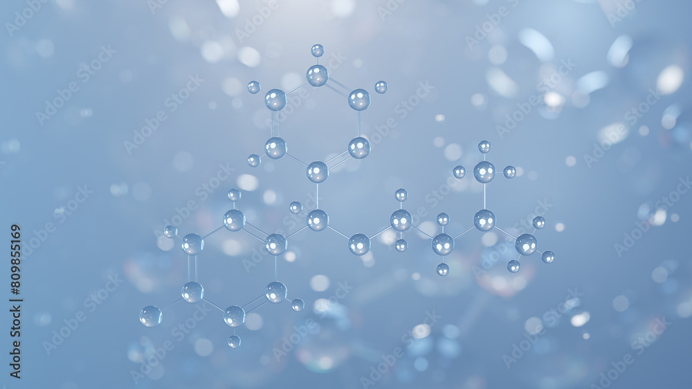 carbinoxamine molecular structure 3d, antihistamine, structural ...