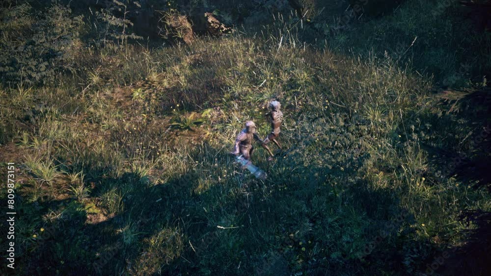 Animation of fantasy simulator knight character attacking the enemies. Animation of a knight ...