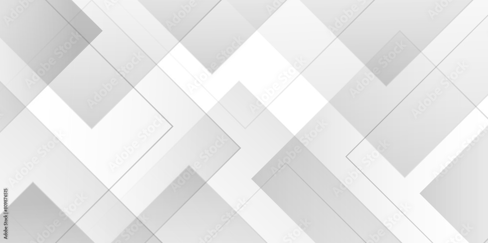 Abstract minimal geometric white and gray light background design ...