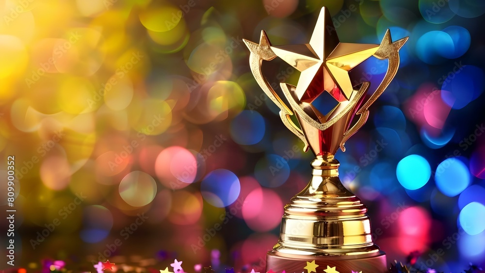 Five-Star Gold Trophy Symbolizing Top Customer Feedback Review and ...