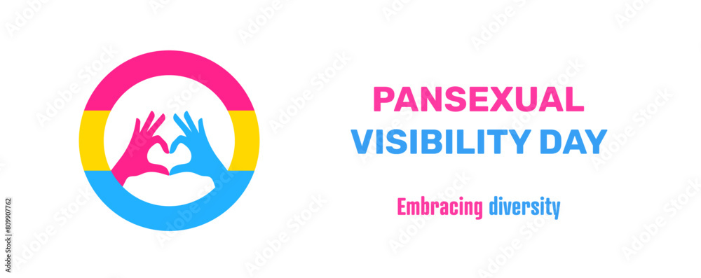 Pansexual Awareness and Visibility Day 24th May, pansexual flag in a ...