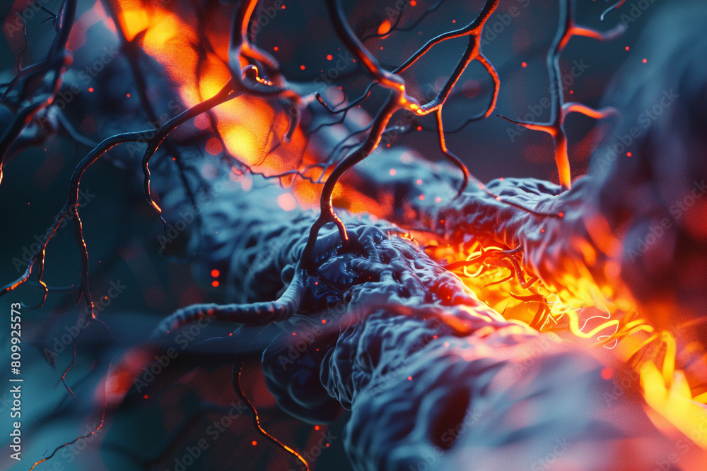 Interactive 3D model of vascular inflammation caused by high lipid ...