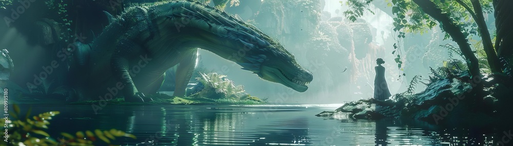 Transform mythical creatures into digital marvels set against ...