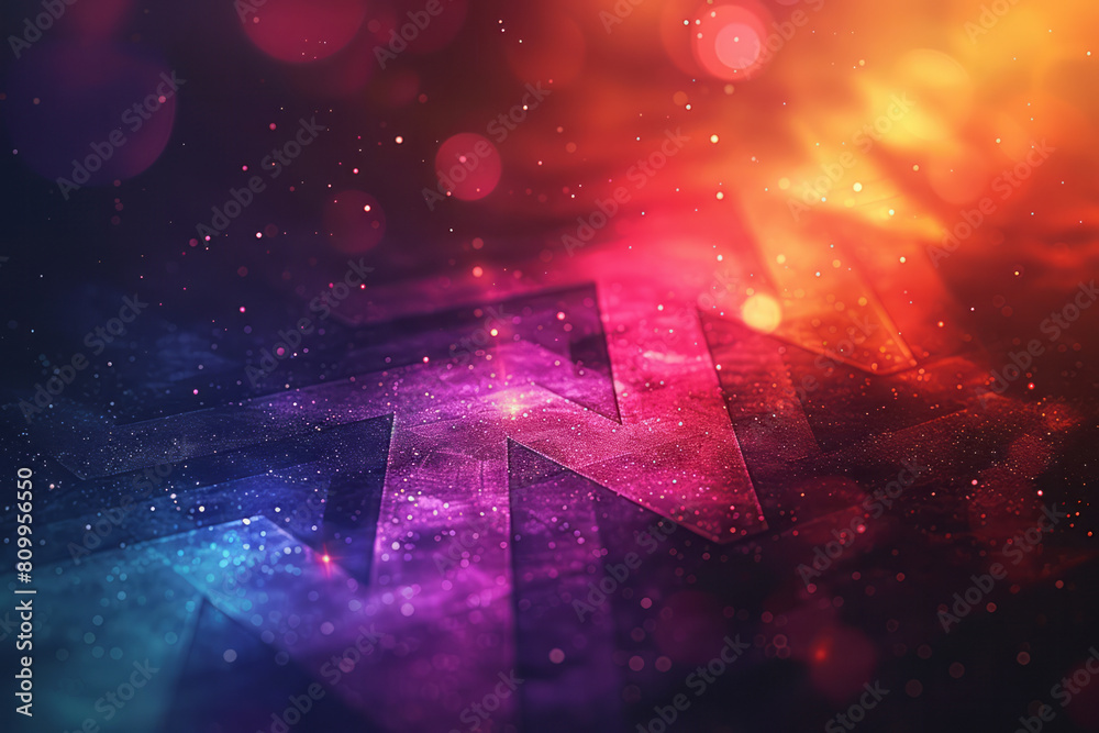 Presentation slide background with a subtle gradient and dynamic arrows ...