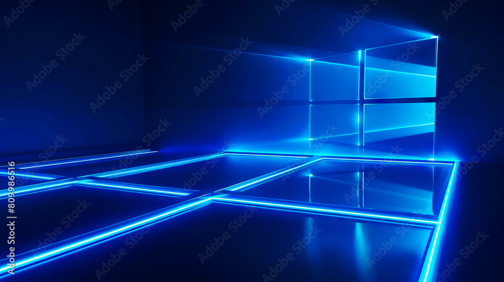 neon background blue color wallpaper . Stock Illustration | Adobe Stock