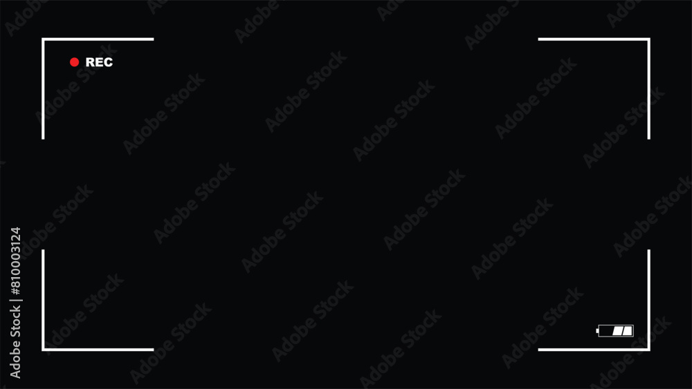 Video Recording frame layout viewfinder, Camera viewfinder, Video ...