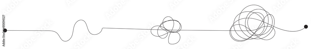 Complex and easy simple way from start to end, path from point A to B ... Complex and easy simple way from start to end, path from point A to B ...