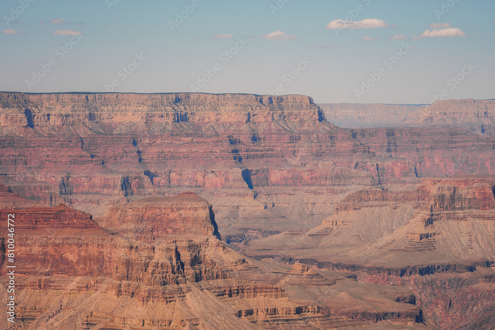Breath taking view of the Grand Canyon, showcasing layers of colorful ...