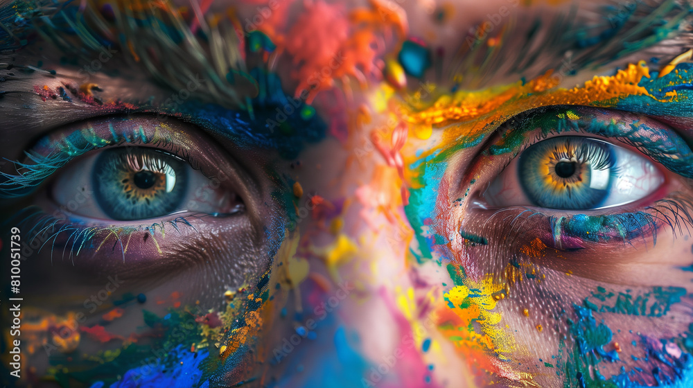 An image focusing on the expressive nature of eyes, conveying a range ...