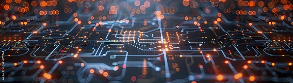 Explore the intricate web of technology layers, circuits, and nodes ...