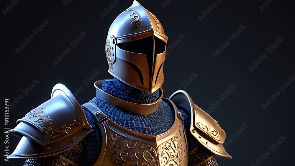 Isolated transparent background medieval knight armor Stock Photo ...