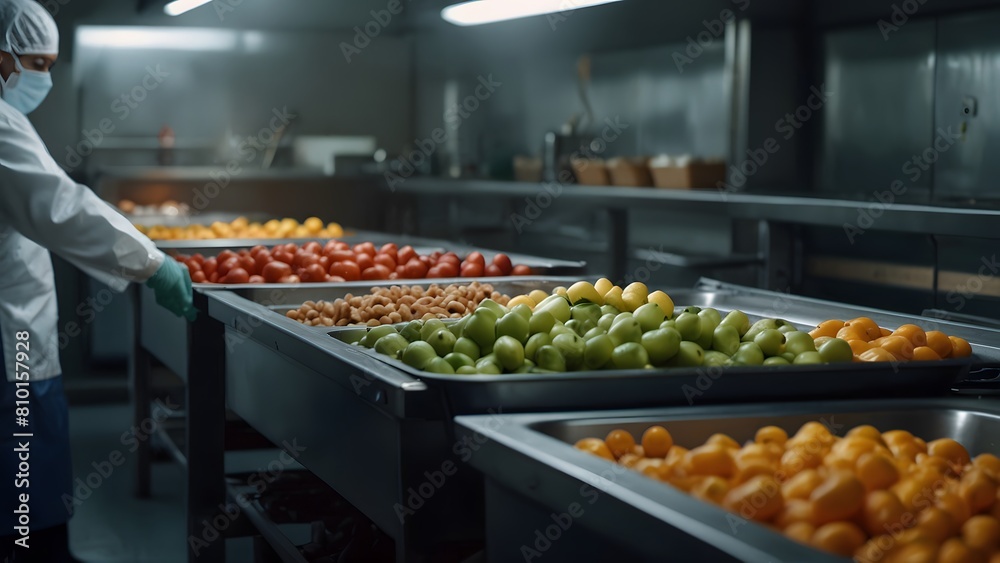 A food safety inspector, inspecting the food on the ocassion of world ...