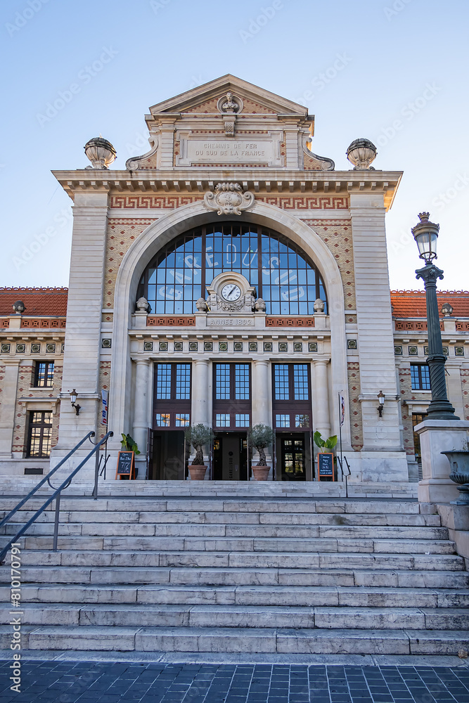 Famous food court building with more than 20 gastronomic points in hall ...