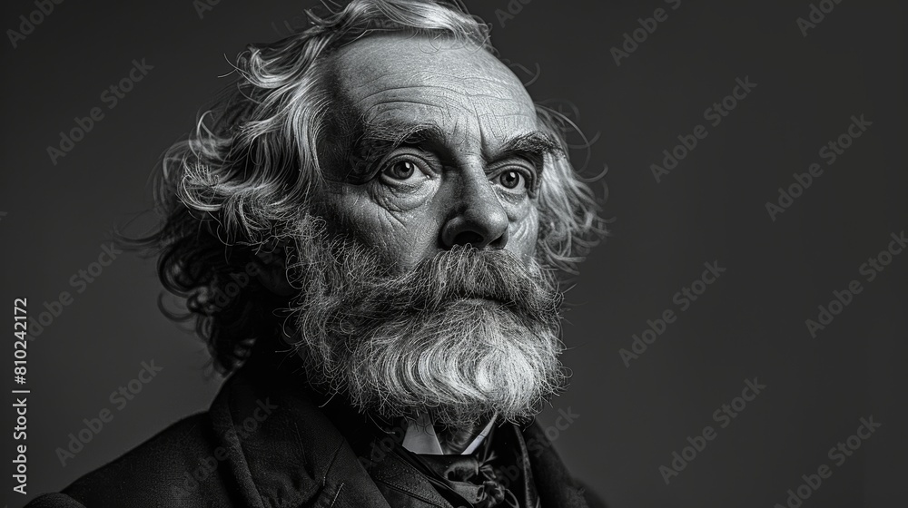 X-ray of Antonn Leopold Dvoák, the famous historical Czech classical ...