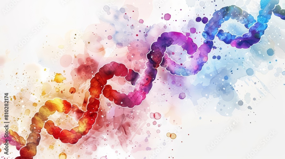 Minimal watercolor of a medical breakthrough in minimal styles, clipart ...