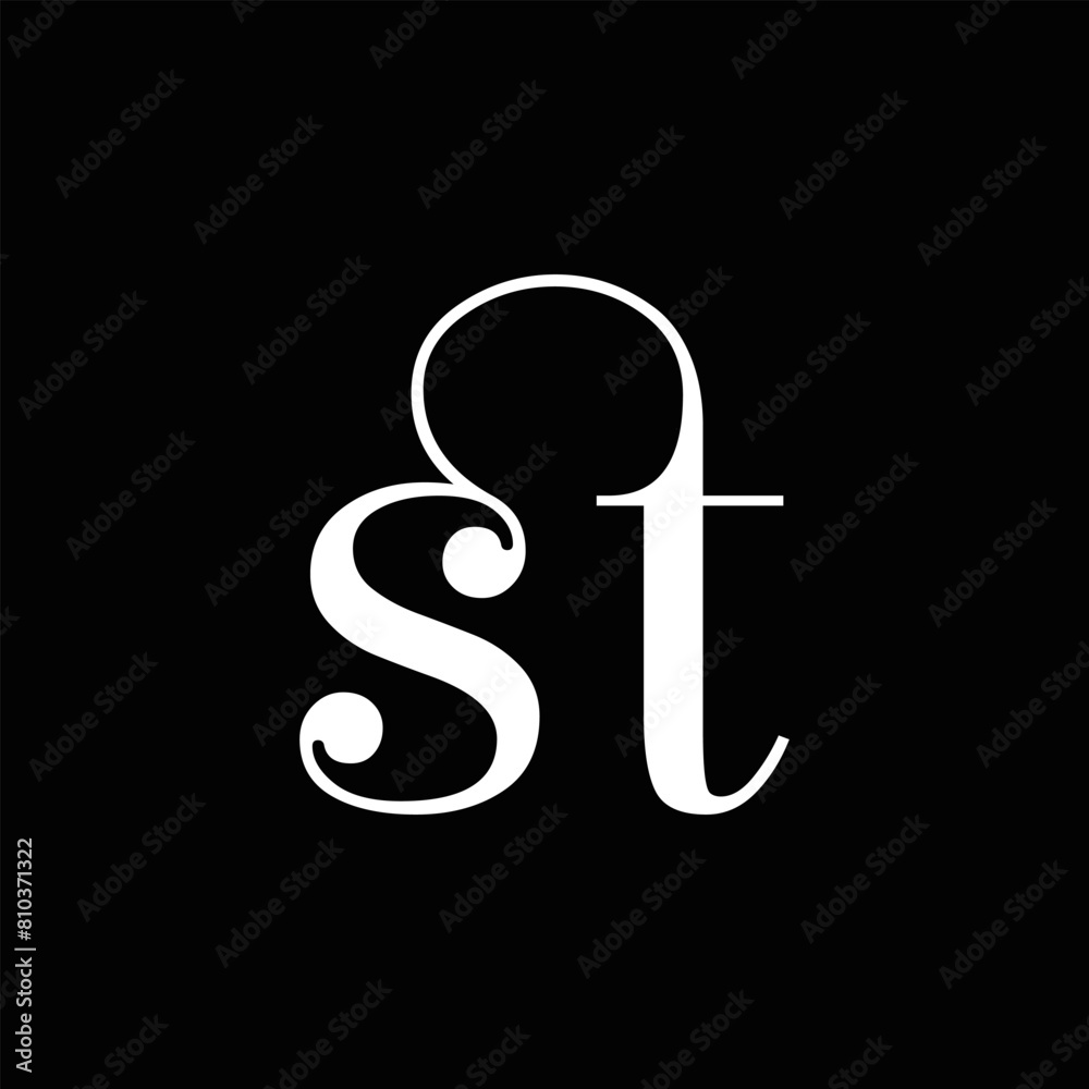 ST logo. S T design. White ST letter. ST, S T letter logo design ... ST logo. S T design. White ST letter. ST, S T letter logo design ...