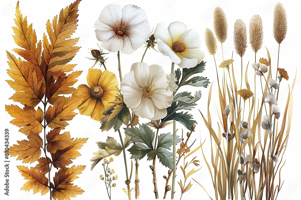 Elegant Flourishes: Calligraphy, Watercolor, and Floral Clip Art ...