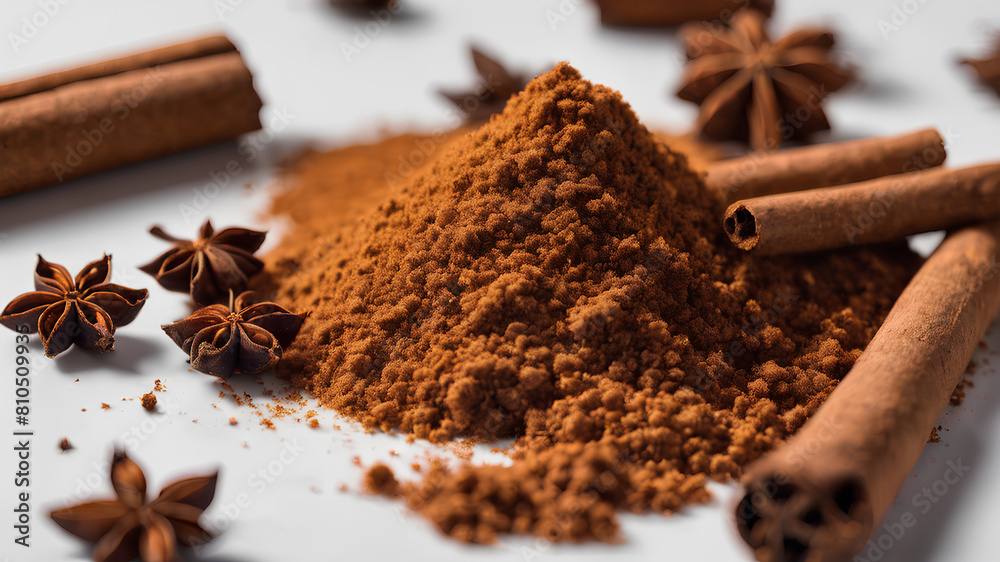 AI image generate the spice known as 'Tiga Sekawan' means the spice of ...