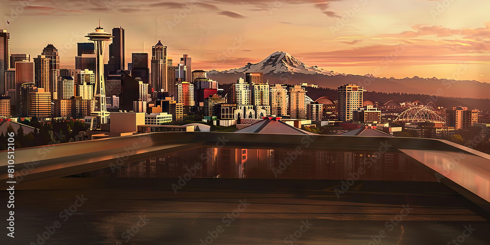 Seattle City Desk: An urban-inspired workstation with a sleek L-shaped ...