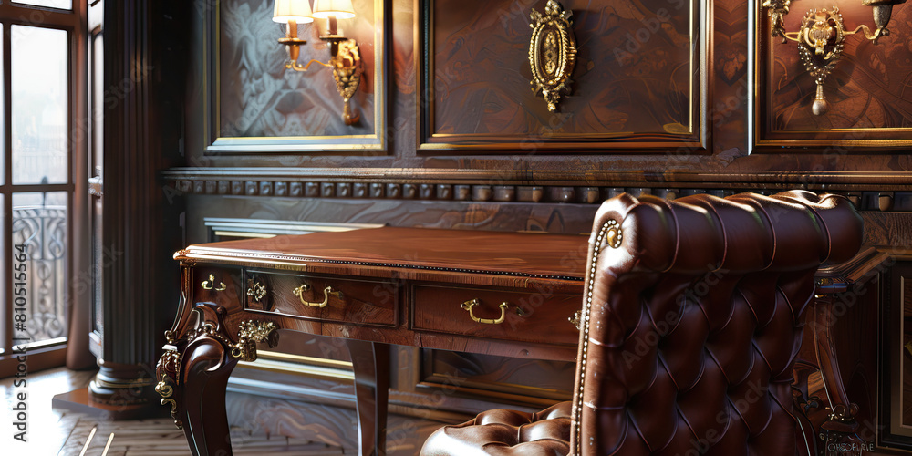 University Professor's Desk in New York: A sophisticated, well ...