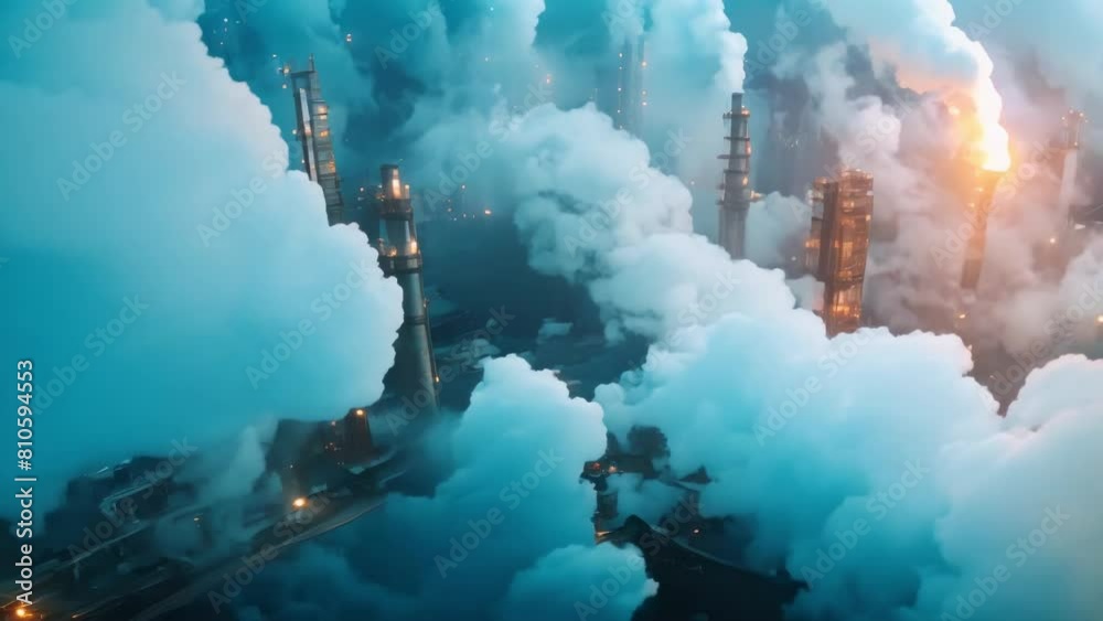 Vidéo Stock CCUS: Capturing, Converting, and Storing CO Emissions to ...