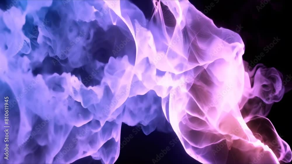 Enhanced 3D MRI scan of lungs with color coding for detailed structure ...