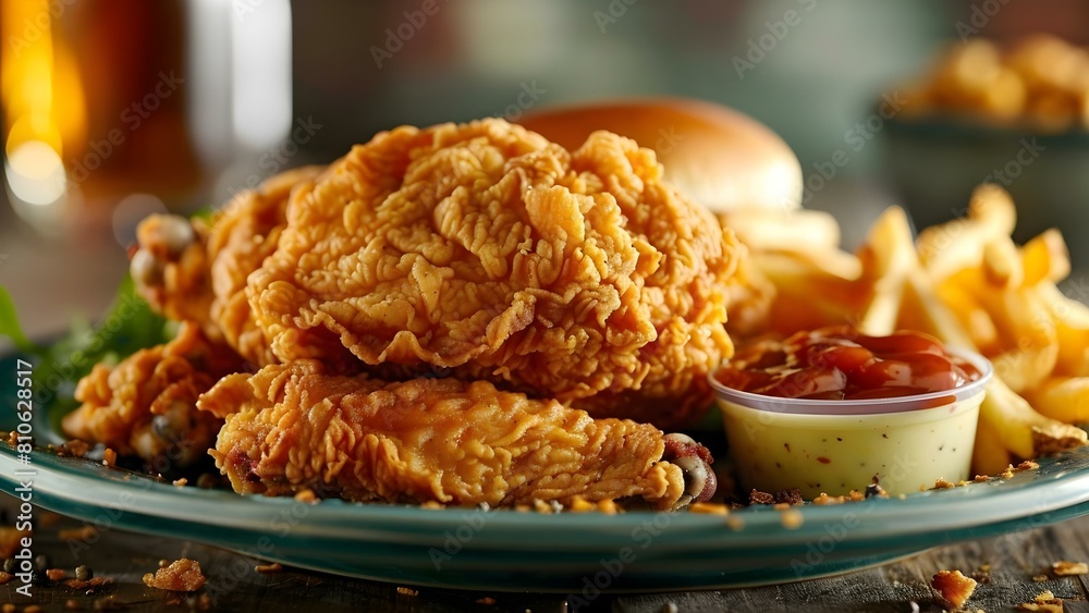 Large set of 27 social media story backgrounds with fried chicken theme ...