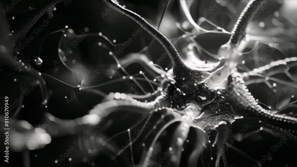Neural tissue made of neurons transmitting electrical signals through ... Neural tissue made of neurons transmitting electrical signals through ...