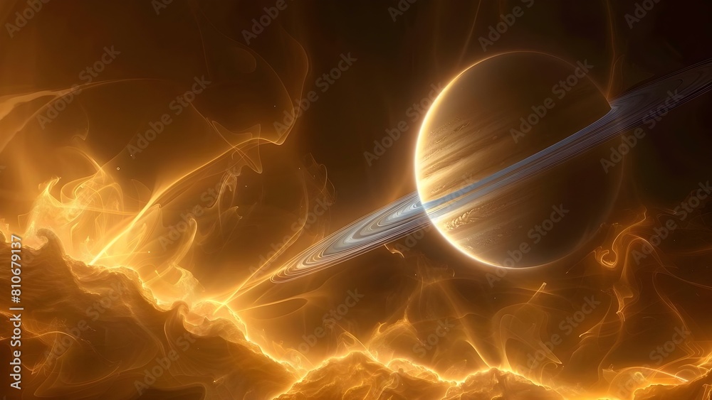 WASP96 is a hot Jupiter exoplanet with a unique blue ring system ...