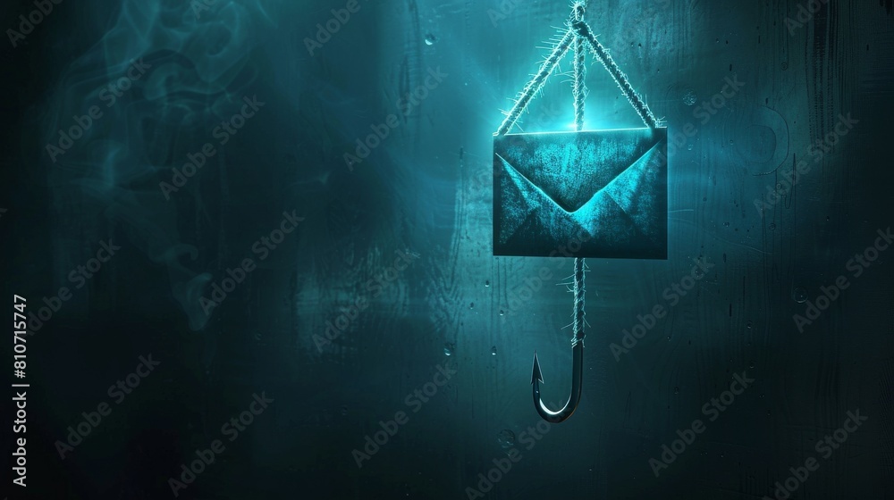 Phishing Awareness A conceptual image of a fishing hook disguised as an ...