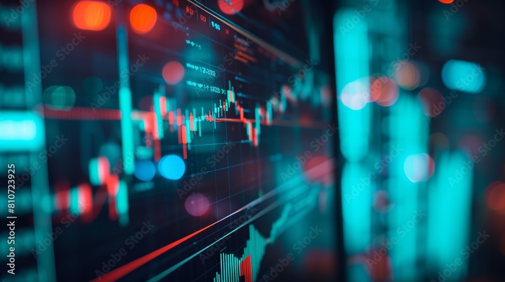 Detailed analysis display: investment trading metrics and trends on ...
