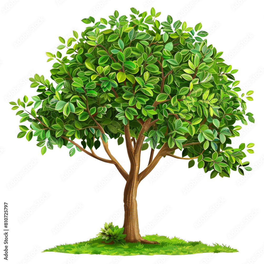 Green tree of life. The symbol of nature, growth, and strength ...